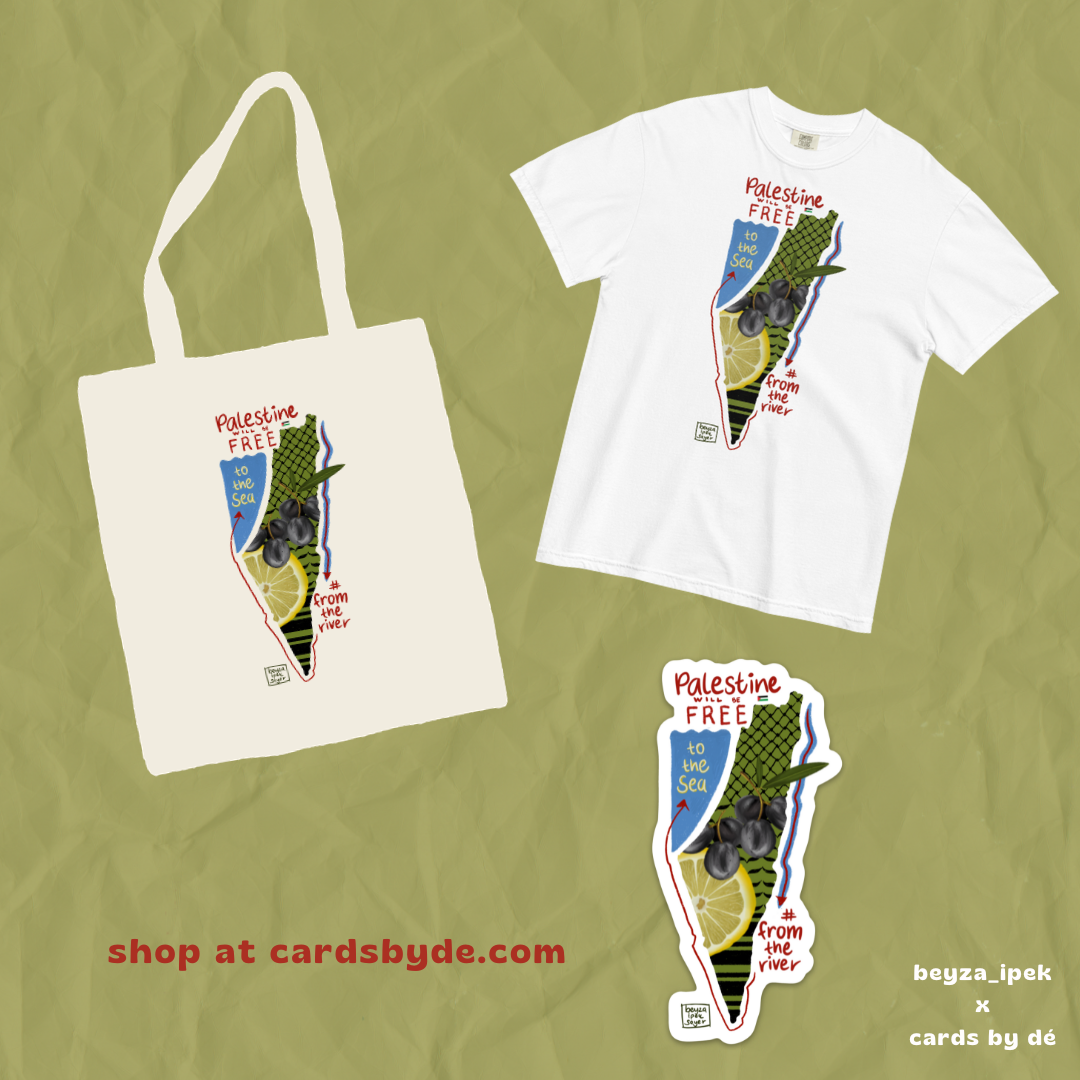 Free Palestine – Cards by Dé